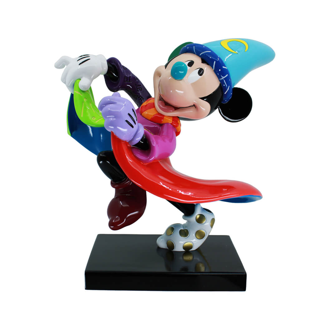 BRITTO - FANTASIA 85TH ANNIVERSARY SORCERER MICKEY LARGE FIGURINE ...